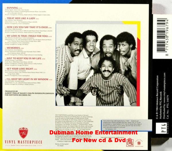 The Temptations - Truly For You - Dubman Home Entertainment The Temptations - Truly For You - Dubman Home Entertainment