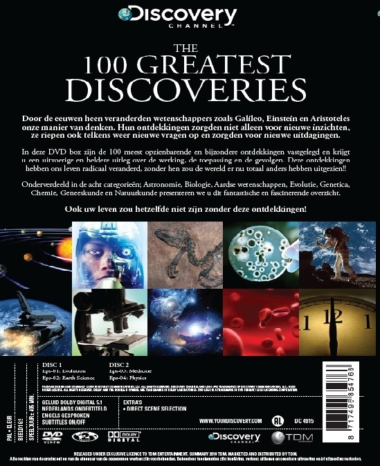 100 Greatest Discoveries 4-dvd ( Discovery Chanel ) - Dubman Home ...