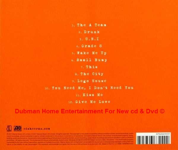 Ed Sheeran - Plus + - Dubman Home Entertainment