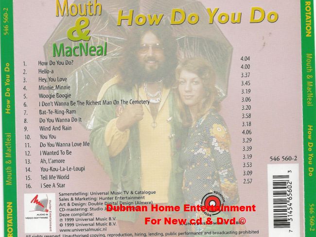 Mouth & MacNeal - How Do You Do - Dubman Home Entertainment