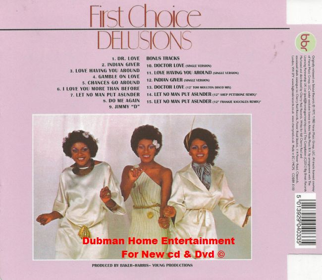 First Choice – Delusions BBR 103 - Dubman Home Entertainment