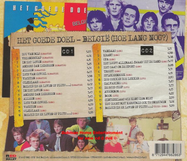 Het Goede Doel - : Belgie (30 Jaar Later/Hoe Lang Nog?) 2-cd - Dubman ...