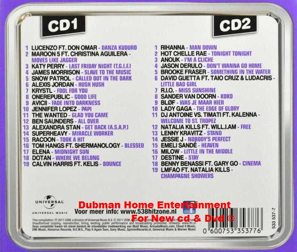 Hitzone 59 2-cd - Dubman Home Entertainment