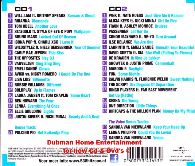 Hitzone 64 2-cd - Dubman Home Entertainment