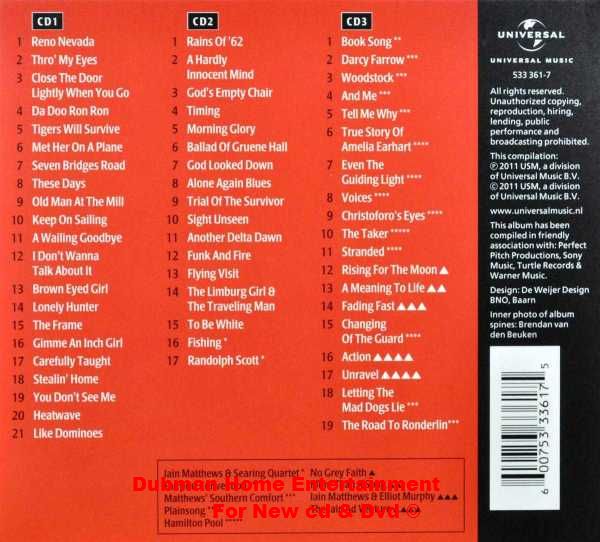 Iain Matthews - Collected 3-cd - Dubman Home Entertainment