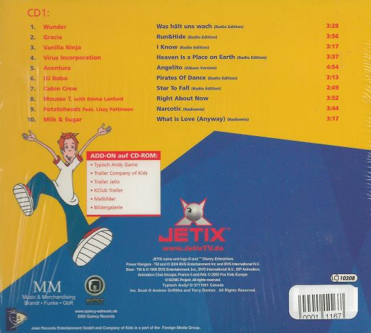 Various - Jetix Chart Hits Vol. 1 - Enhanced CD - Dubman Home Entertainment