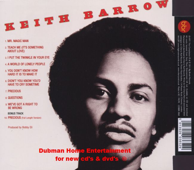 Keith Barrow - Keith Barrow BBR 0065 - Dubman Home Entertainment