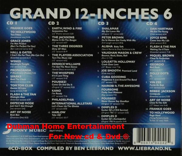 Ben Liebrand - Grand 12 Inches vol. 6 4-cd - Dubman Home Entertainment