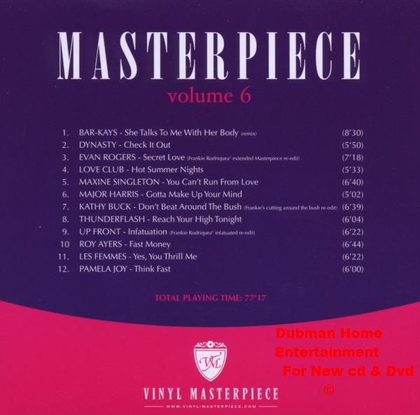 Masterpiece Vol. 6 - The Ultimate Disco Funk Collection - Dubman Home ...
