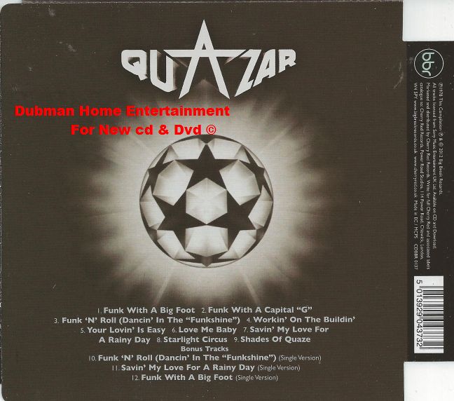 Quazar – Quazar BBR 0137 - Dubman Home Entertainment