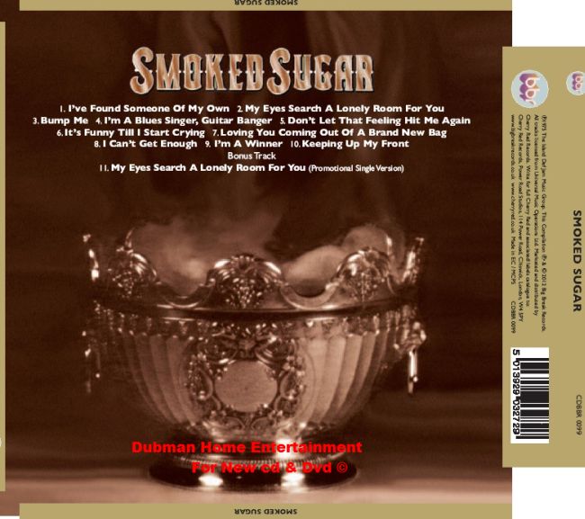 Smoked Sugar - Smoked Sugar BBR 0099 - Dubman Home Entertainment